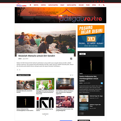 Contoh Website Berita Online, Blog dan Lainnya - Okejasaweb.com